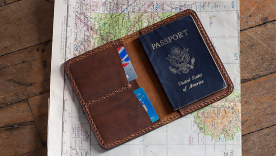 Leather Passport Cover Pattern – Free PDF Template + Build Video